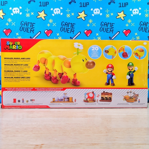 Nintendo | Toys | Jakks Pacific Super Mario Wiggler Luigi Set Target ...